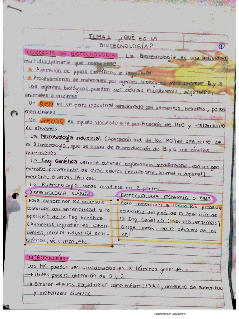 Bio-Tema 1 y 2 | PDF