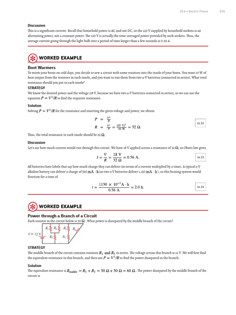 Phy Text Book 649 850 | PDF | Series And Parallel Circuits | Resistor