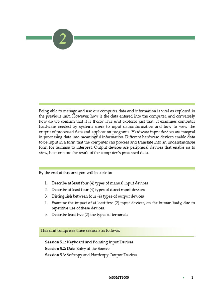 Input and Output Devices | PDF | Computer Keyboard | Input/Output