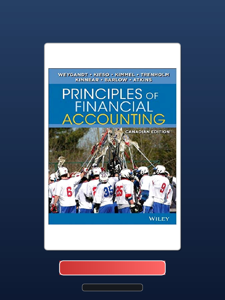 Verified PDF Download Principles of Financial Accounting 1st Canadian Edition by Weygandt Ebook ...