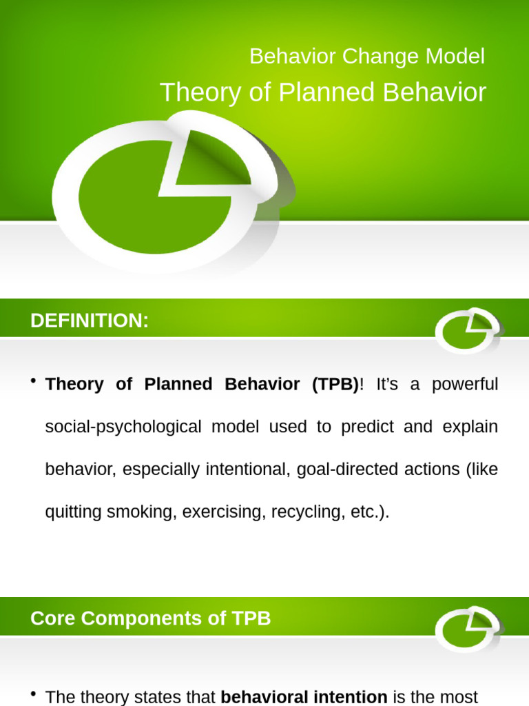 Understanding the Theory of Planned Behavior | PDF