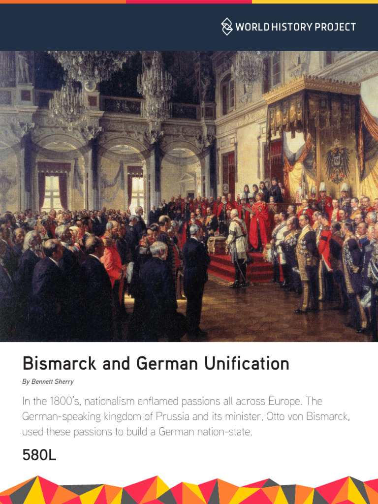 WHP-1750 2-3-7 Read - Bismarck and German Unification - 580L | PDF ...