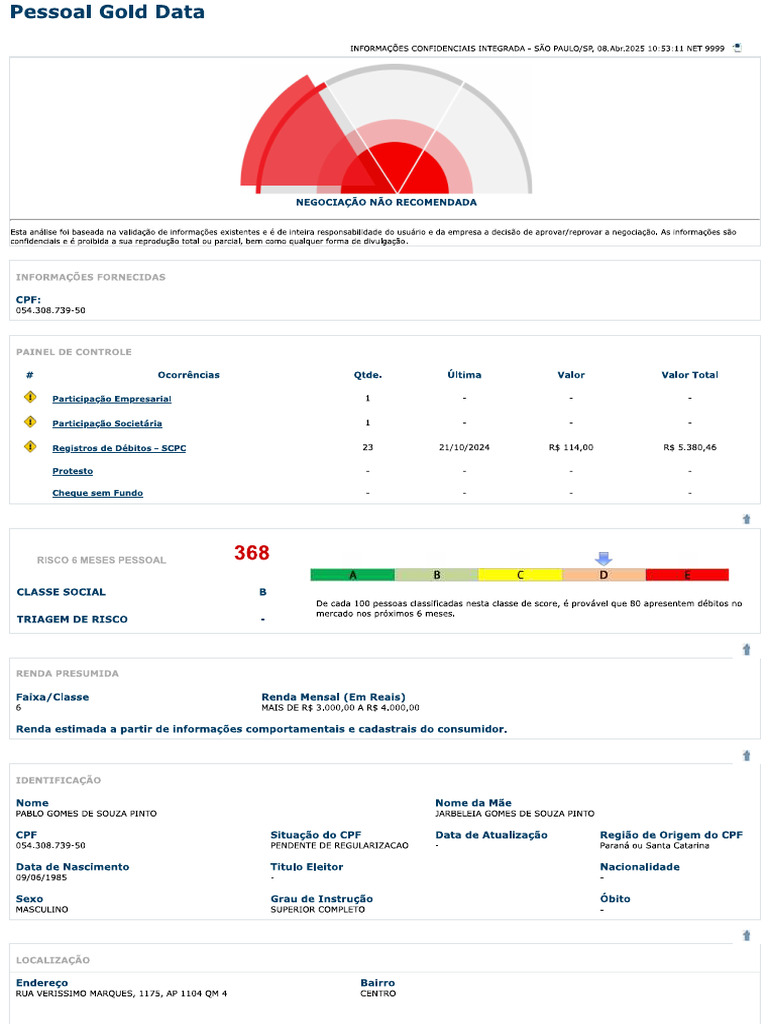 Pablo Gomes de Souza Pinto | PDF
