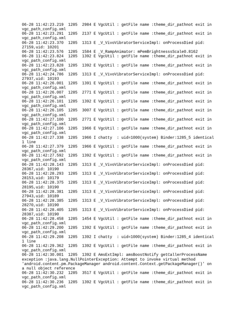Log | PDF | Data Serialization Formats | Xml