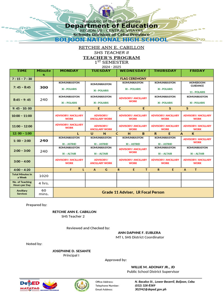 Final Template For Class N Teachers Prog 24 25 | PDF