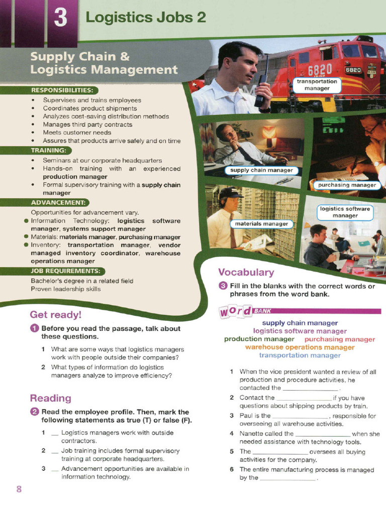 Career Paths Logistics | PDF
