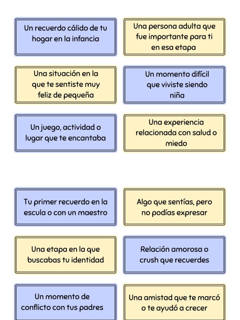 Tarjetas Educativas Imprimibles Conversación en Español Amarilla y Lila ...