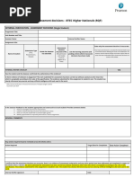 BTEC Assessment Plan Template | PDF