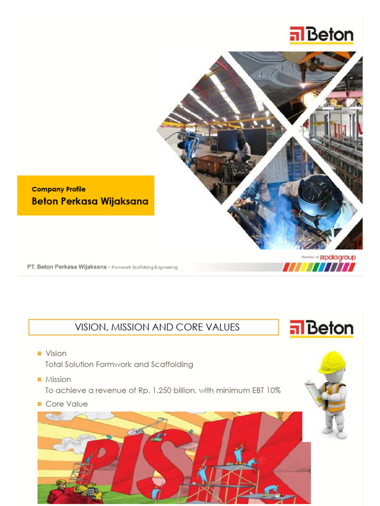 Beton Perkasa Wijaksana Company Profile | PDF