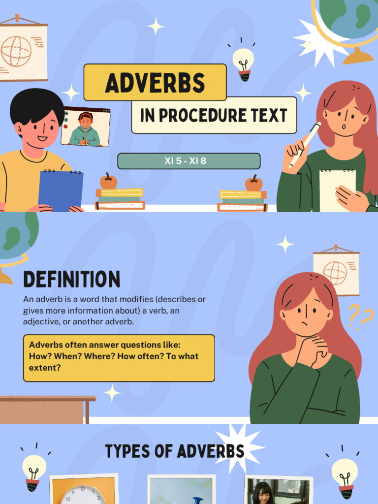 Understanding Adverbs: Types and Usage | PDF | Adverb | Automated ...