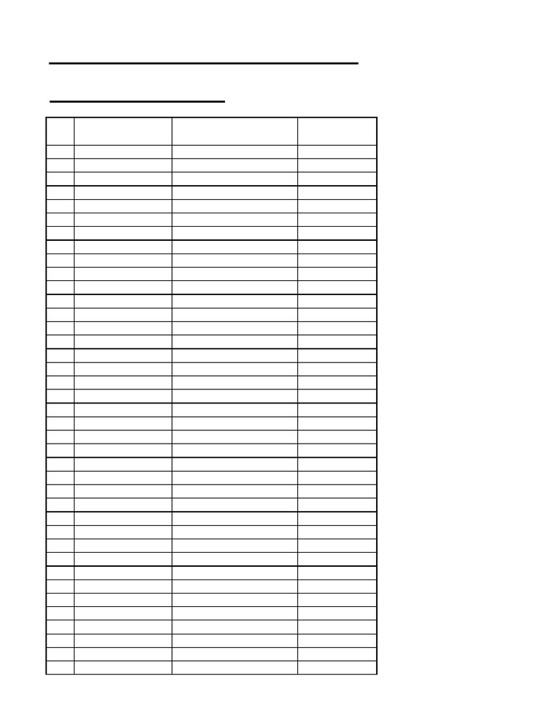 Test 1 Sitting Arrangement | PDF