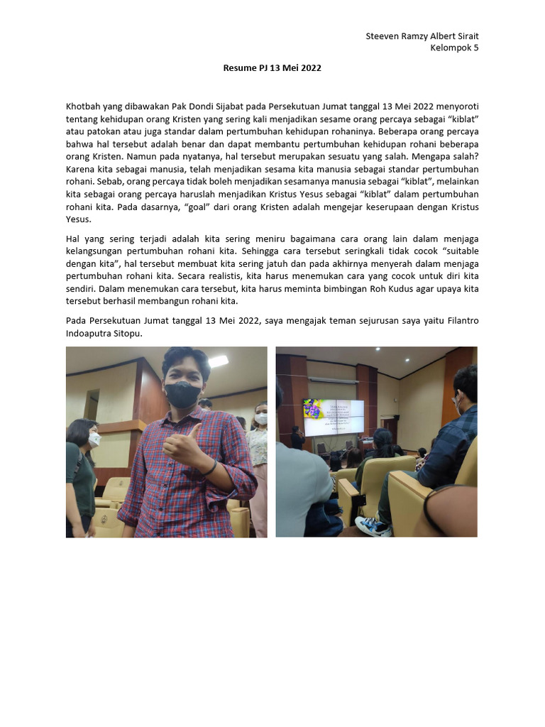 5 - Steeven Ramzy - PJ 13 Mei 2022 | PDF