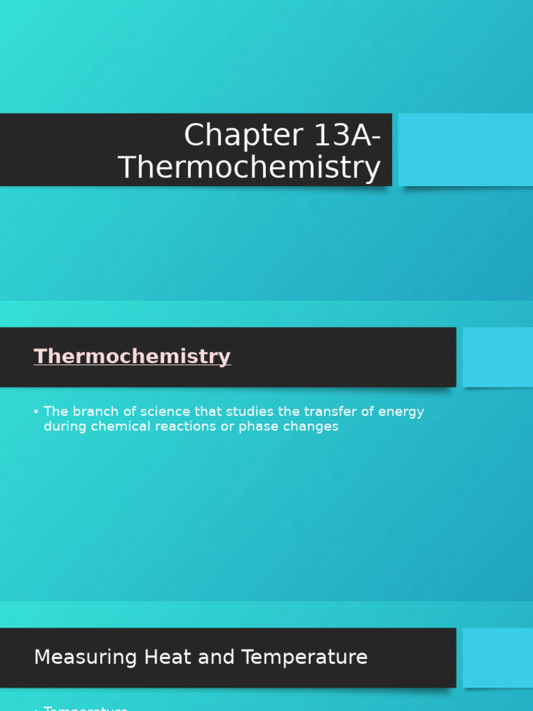 Thermochemistry: Heat, Enthalpy, and Reactions | PDF | Enthalpy ...