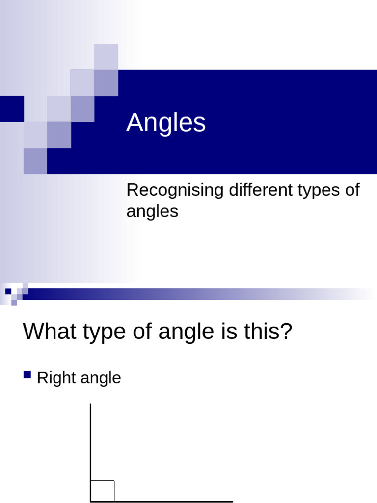 Types of Angles | PDF