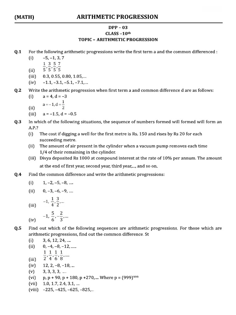 ch-5. AP (Worksheet 2) | PDF