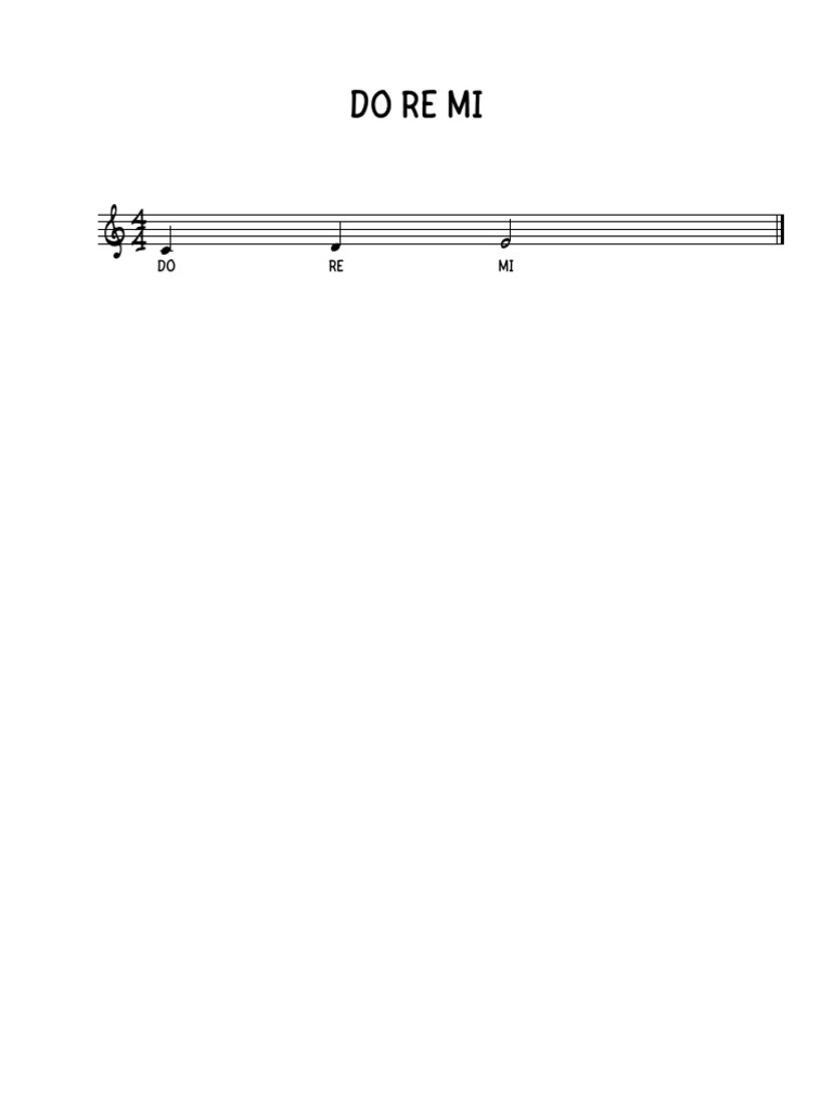 Do Re Mi | PDF