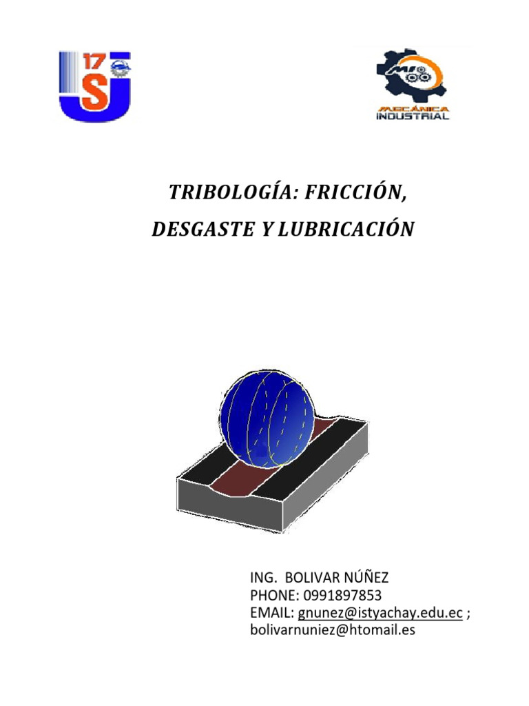 Fundamentos de Tribología: Fricción y Lubricación | PDF | Fricción | Fuerza