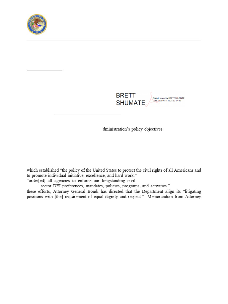 Civil Division Enforcement Priorities Memo | PDF | Crimes | Crime ...