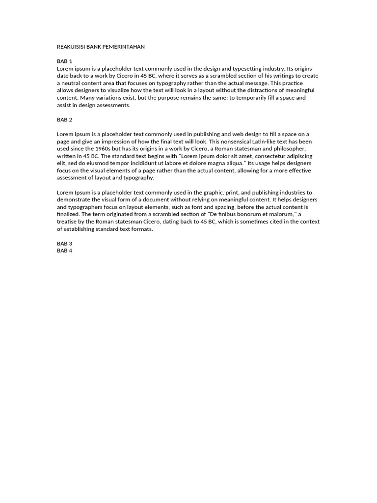 Asamara: Reakuisisi Bank Pemerintahan | PDF