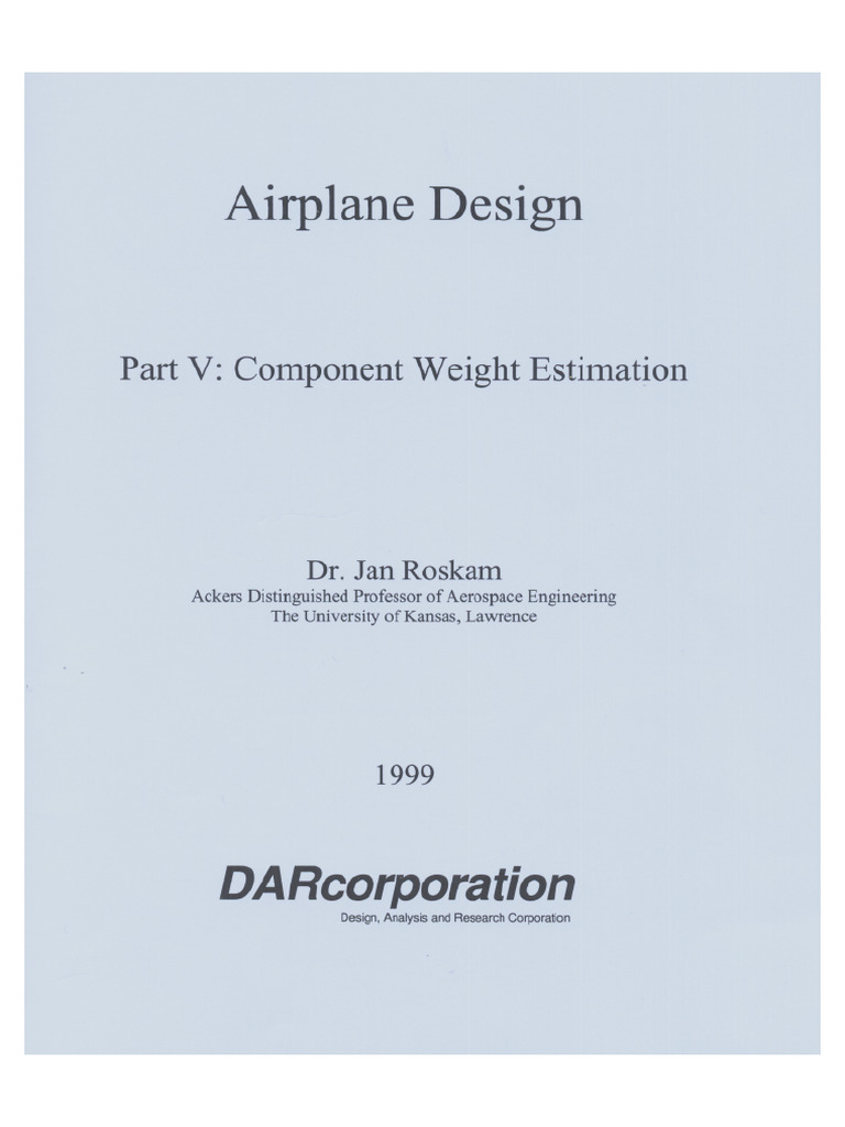 05 - Component Weight Estimation | PDF