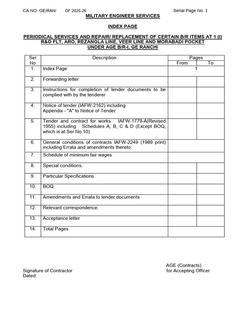 Tender 1618 | PDF | Specification (Technical Standard) | Banks