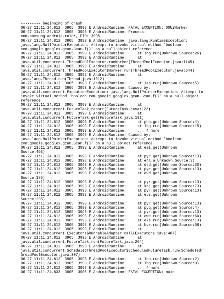 Log Cat 1751001093210 | PDF | Java (Programming Language) | Software Engineering