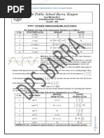Inverse Trigonometric Functions - Formula Sheet - 12th Hacker - CBSE 2025 | PDF | Function ...