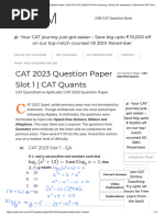 CAT Question Paper - CAT Previous Year Papers - CAT Exam Paper | PDF ...