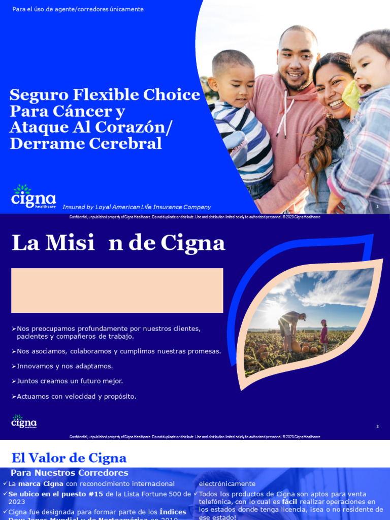 Cancer, Ataque Al Corazon y Derrame Cerebral - Cigna | PDF | Póliza de ...