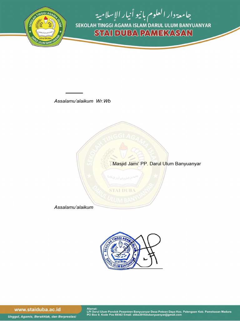 Pemberitahuan Penting-1 | PDF