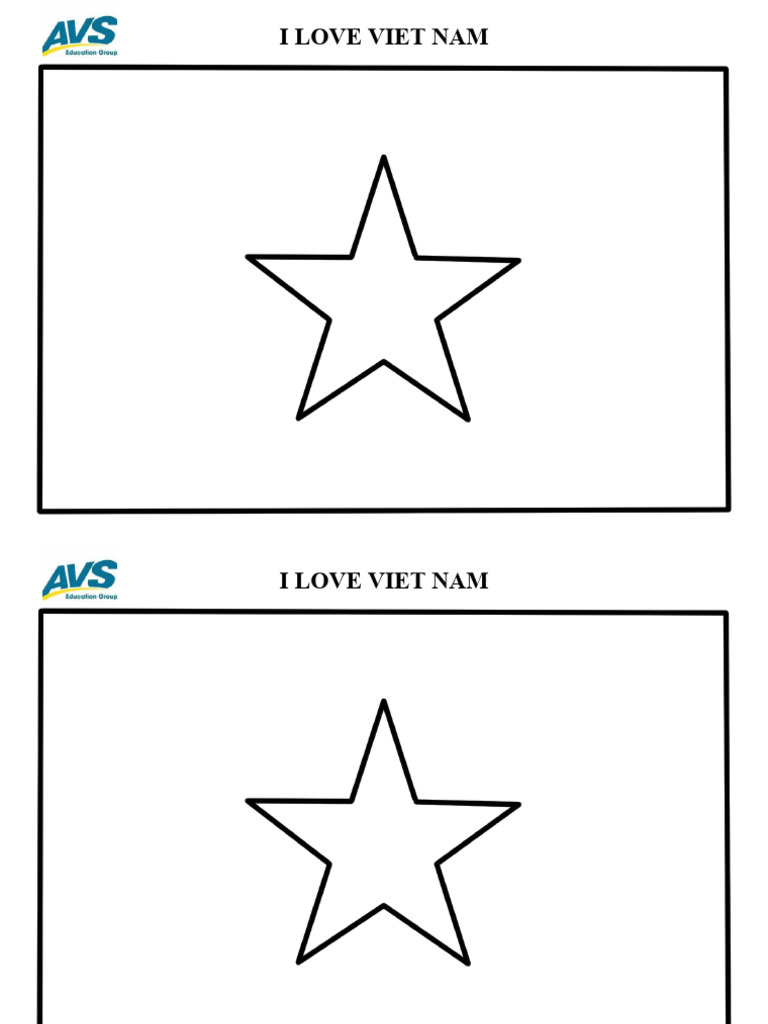 Vietnam-Flag-Colouring Ver 1 | PDF
