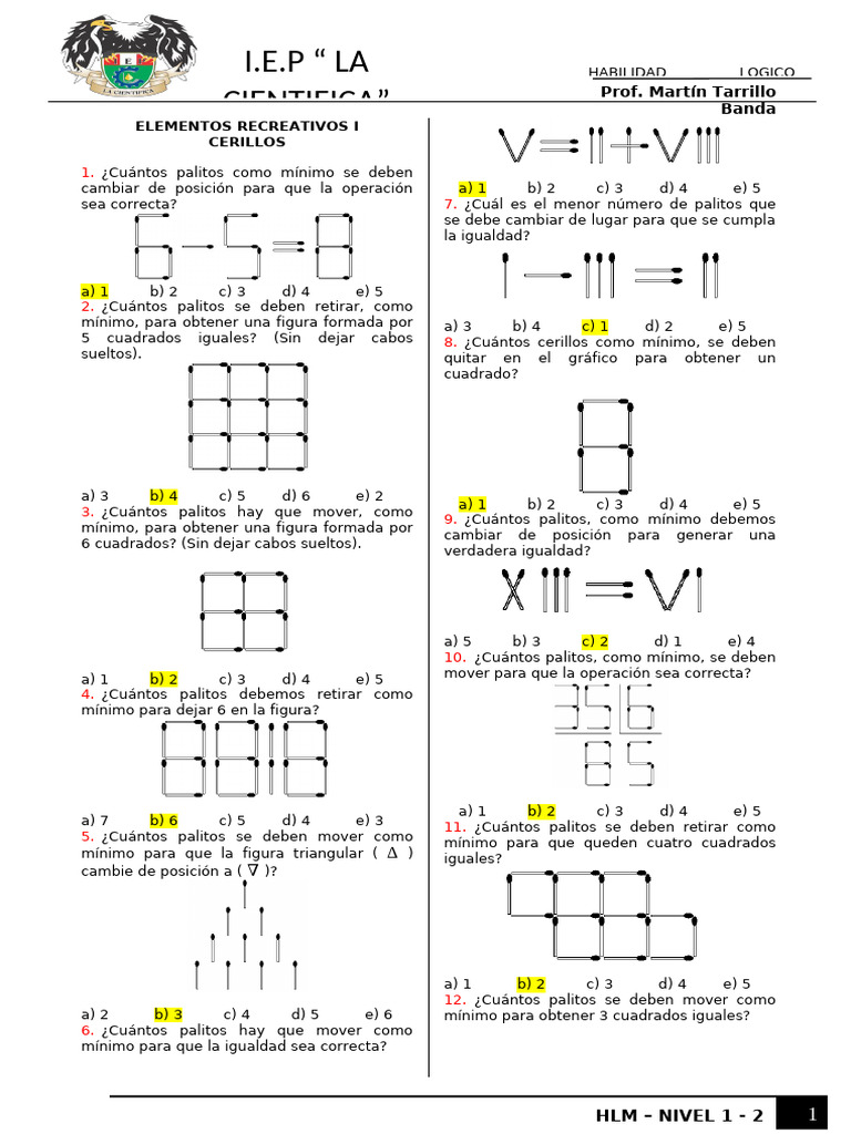 Semana 1-1 y 2 Do HLM | PDF