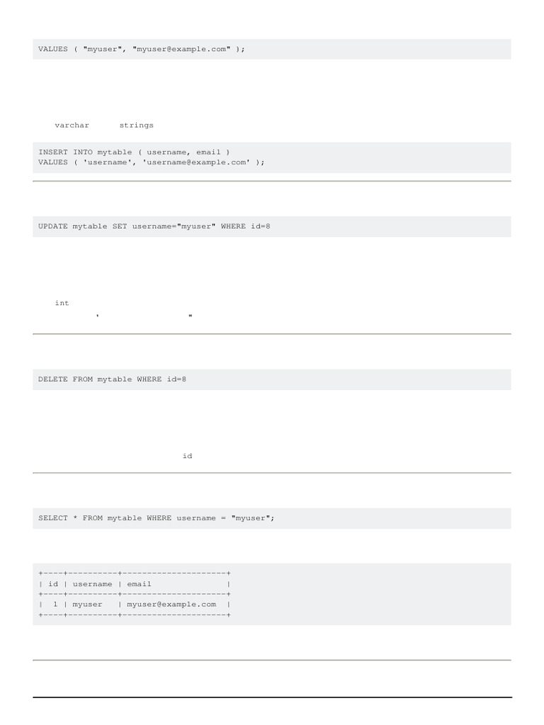 Tutor Mysql Part 3 Gop | PDF