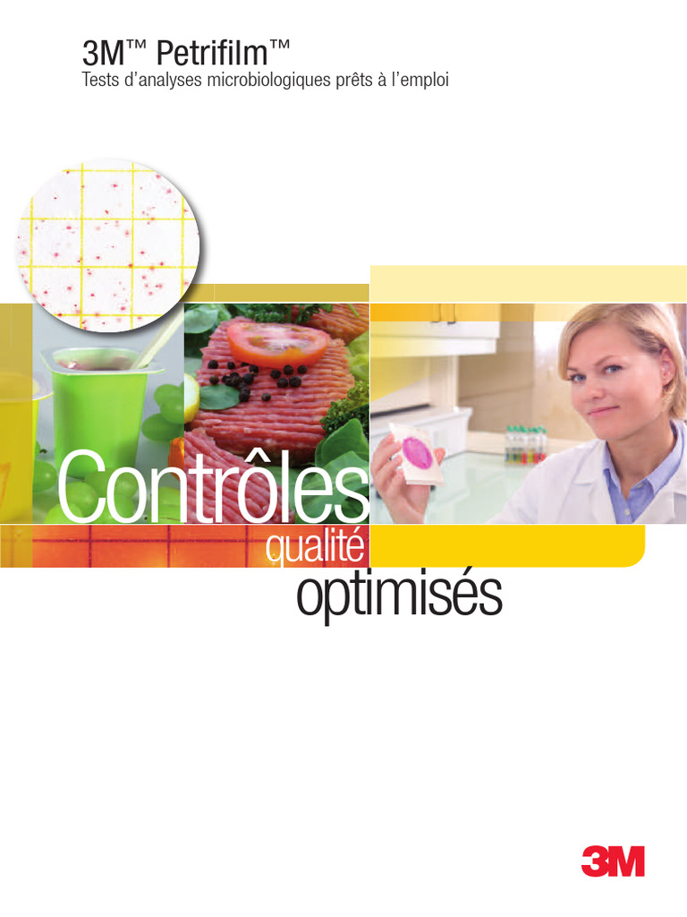 Tests Microbiologiques 3M™ Petrifilm™ | PDF | Microbiologie