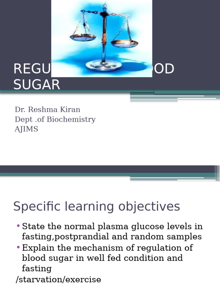 Blood Glucose Homeostasis | PDF | Glycated Hemoglobin | Diabetes