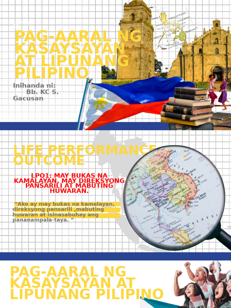 Pag-Aaral NG Kasaysayan at Lipunang Pilipino | PDF