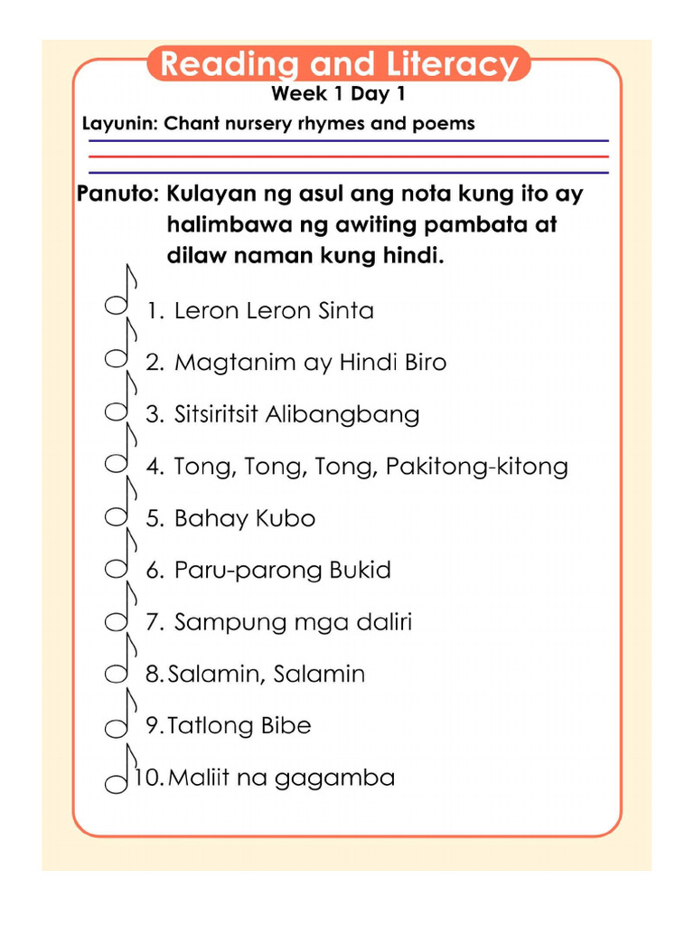 Awiting Pambata | PDF