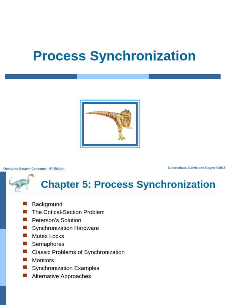 10 Process Synchronization 06-09-2024 | PDF | Thread (Computing ...