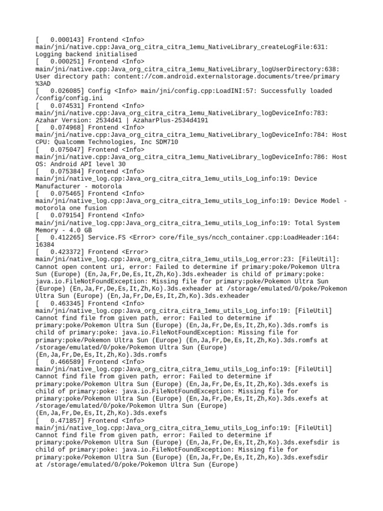 Azahar Log - Old | PDF | System Software | Computer Science