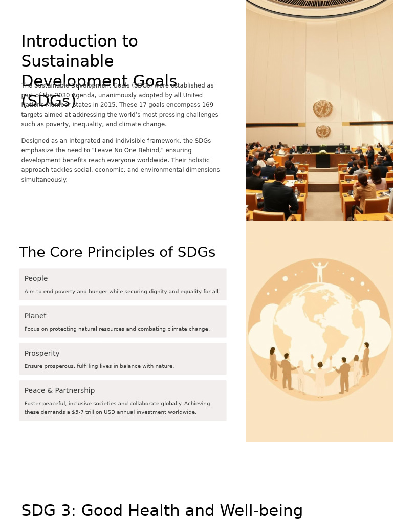 Introduction to Sustainable Development Goals | PDF | Environment ...