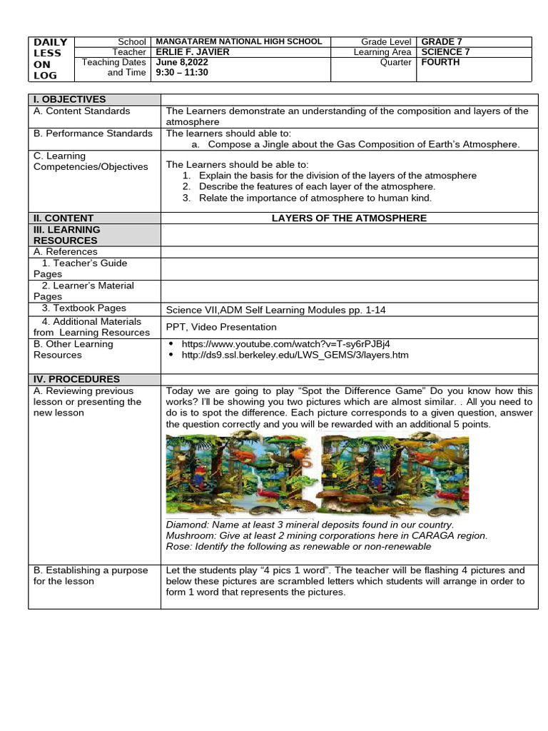 Understanding Earth's Atmosphere Layers | PDF | Atmosphere Of Earth ...