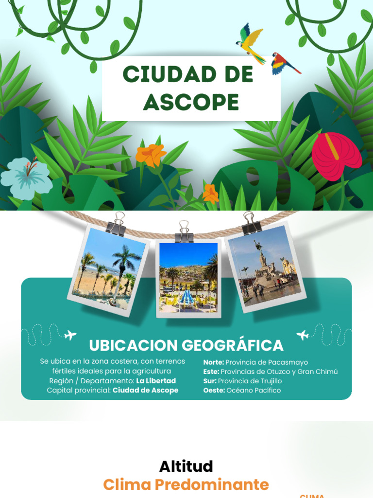 Presentación de La Provincia de Ascope - Personal Social | PDF | Perú