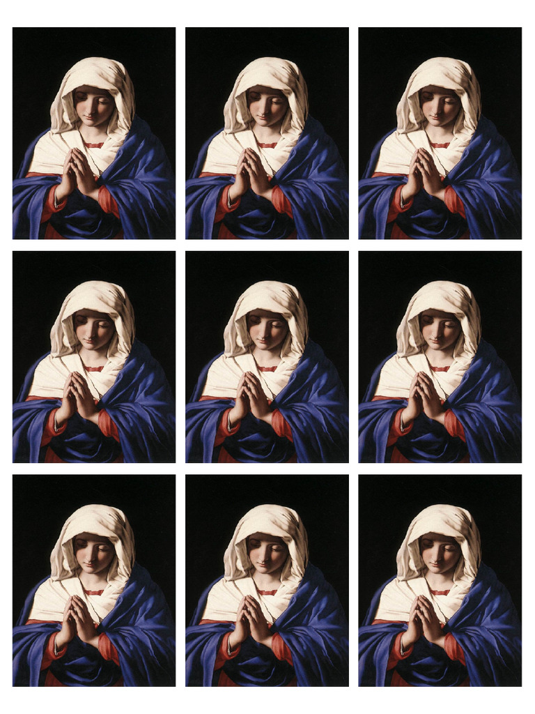 Ó Virgem Santíssima, Vós Não Permitais Que Eu Viva e Nem Morra em ...