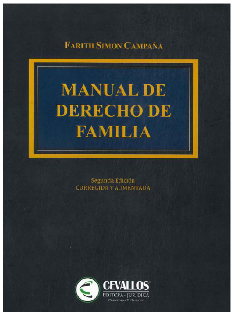 Manual de Derecho de Familia - Farith Simon | PDF