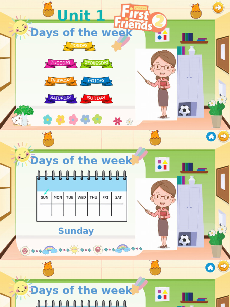 Unit 1 - Days of The Week | PDF