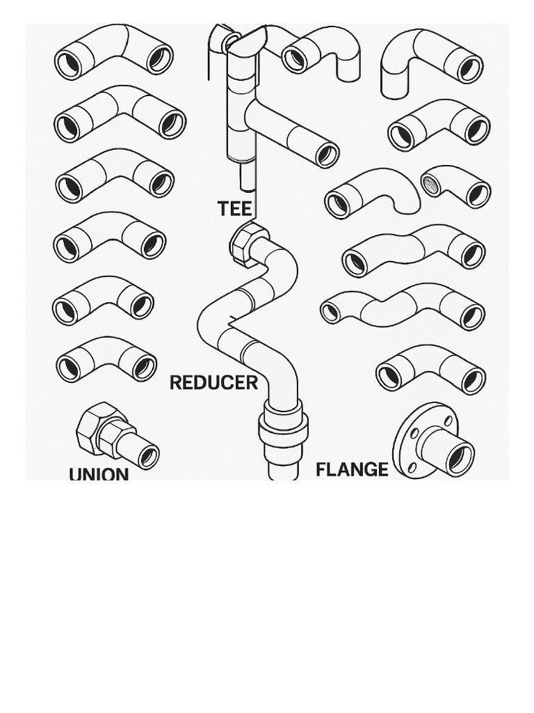 Isometric Mechanical Fittings Drawing | PDF