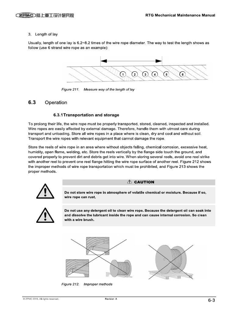 RTG Mechanical Maintenance Manual - ICTSI 3RTGs - Part5 | PDF