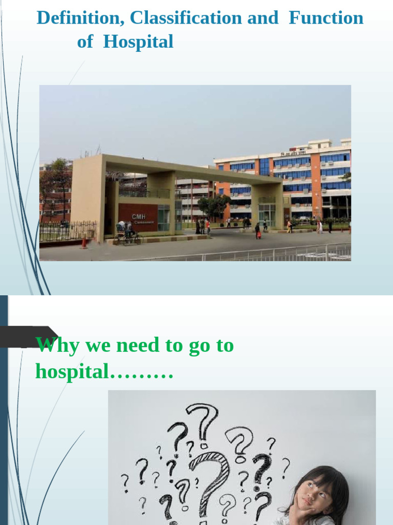 Definition Hospital | PDF | Hospital | Health Care