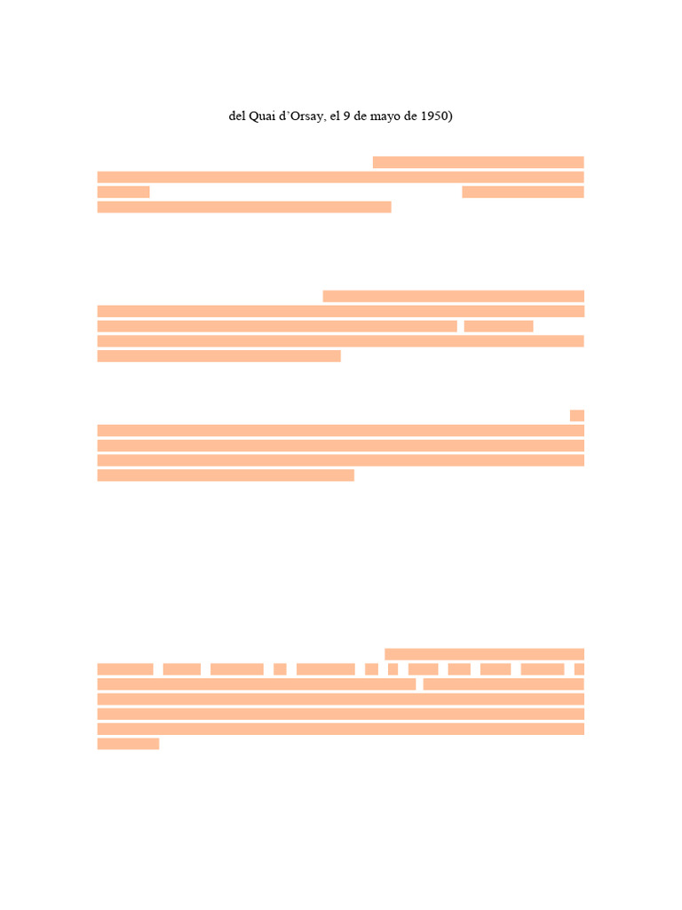 1 Decl. Schuman | PDF | Francia | Economias