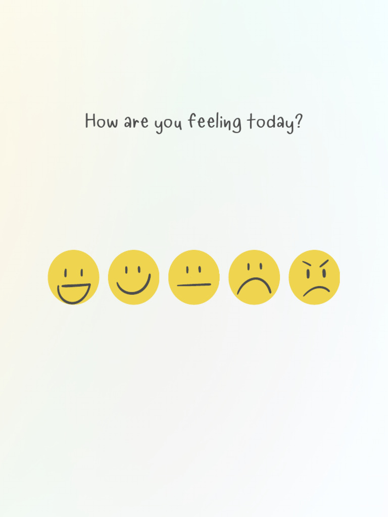 Emotional Check in Gradient Instagram Post Portrait | PDF